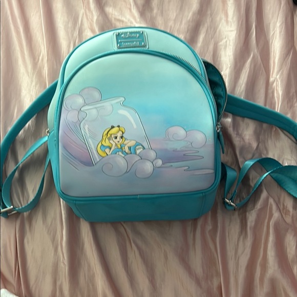 Loungefly | Bags | Loungefly Alice In Wonderland Blue And White ...